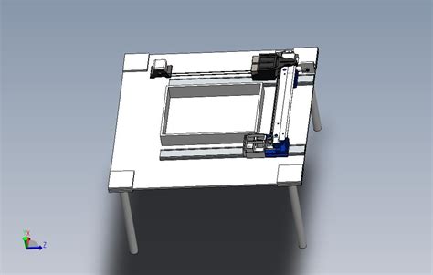 2d打印机的3d喷墨打印机 Solidworks 2015 模型图纸免费下载 懒石网