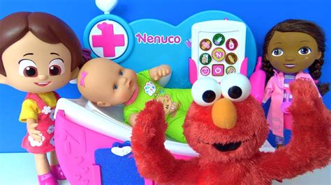 Niloya Sevimli Bebek Nenuco Doktor Dottie Doktorculuk Oyunu Elmo Pepee