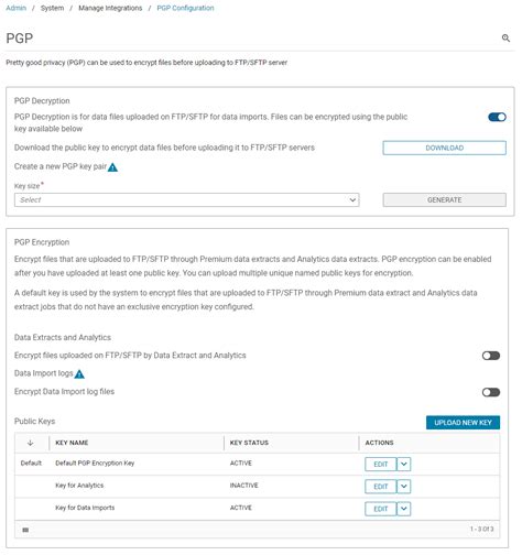 Upload Or Download Multiple Pgp Keys