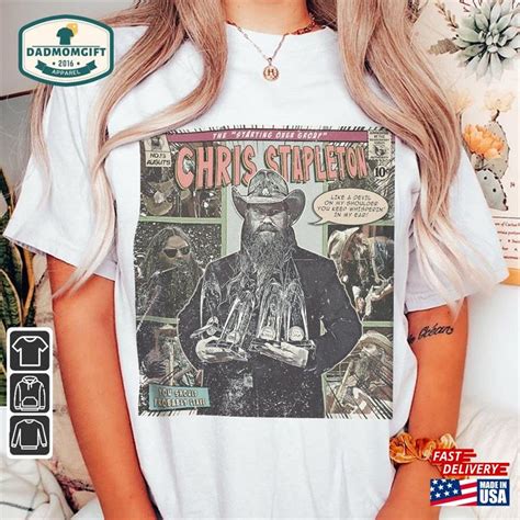 Chris Stapleton Art Starting Over Album World Tour Shirt