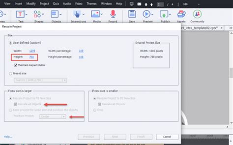 Rescaling Project Size ELearning