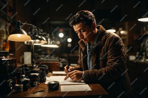 Premium Ai Image A Man Solving Problem Wallpaper
