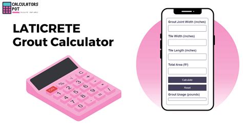 Laticrete Grout Calculator