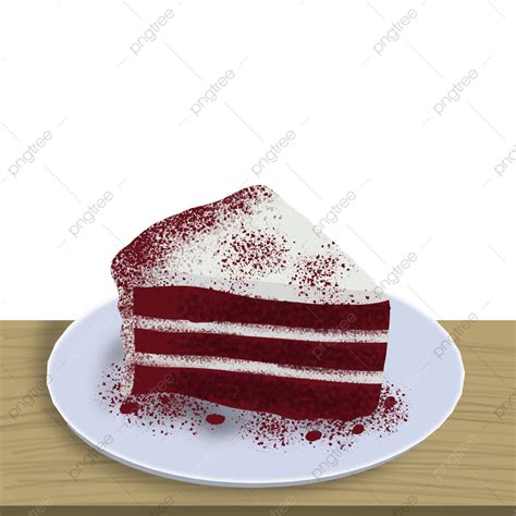 케이크 레드 벨벳 쿠에 Camilan 마카 난 Png 일러스트 및 Psd 이미지 무료 다운로드 Pngtree