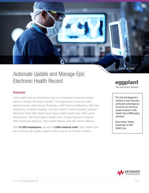 Automate Update And Manage Epic Electronic Health Record Pdf Asset Page