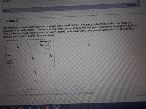 Solved Site Is A Words 85 Pathp Question 2 The Map Below