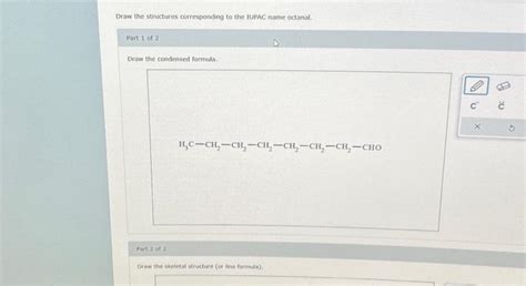 Solved Draw The Structures Corresponding To The Iupac Name