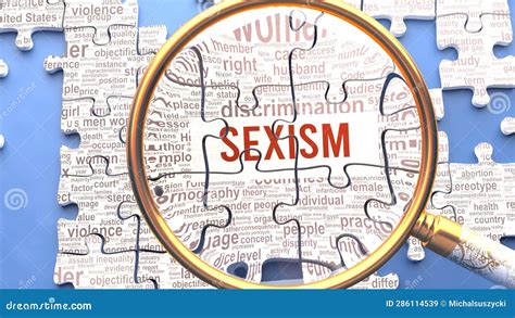 Sexism And Related Ideas On A Puzzle Pieces A Metaphor Showing