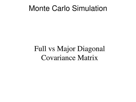 Ppt Monte Carlo Simulation Powerpoint Presentation Free Download Id3990932