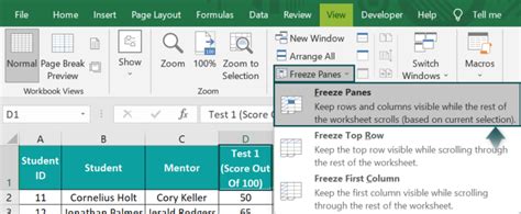 Column Lock In Excel Top 2 Ways Freeze Panesprotect Sheet
