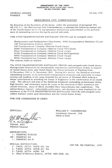 Meritorious Unit Commendation