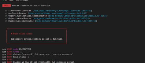 Router ForEach Is Not A Function Issue 161 Nuxt Community Sitemap