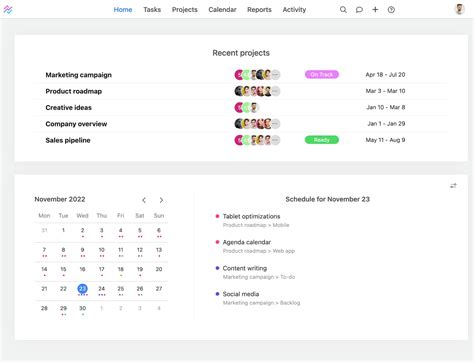 New In Breeze Home Tab For Tasks Projects And More Breeze