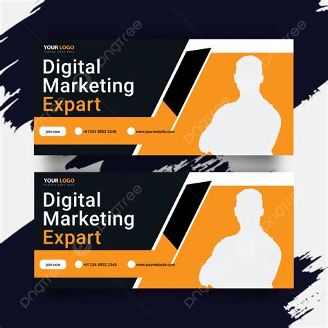Digital Marketing Facebook Cover Template Vector Template Download On