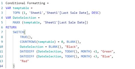 Solved Date Conditional Formatting Microsoft Fabric Community