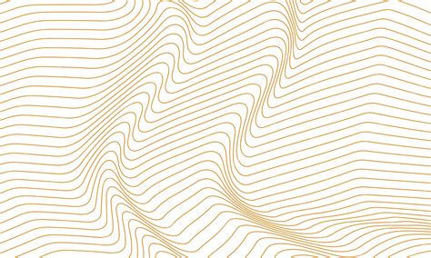 Ondas De Línea Dorada Sobre Fondo Blanco Diseño De Vector De Fondo