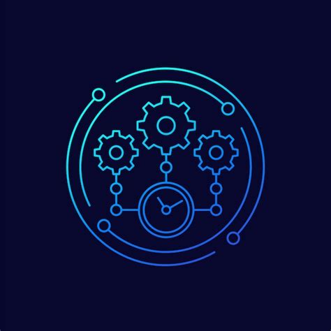 Premium Vector Efficiency Effective Operations Line Vector Icon