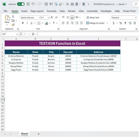 Textjoin Function In Excel Pk An Excel Expert