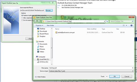 How To Backup And Restore Your Outlook Personal Folder