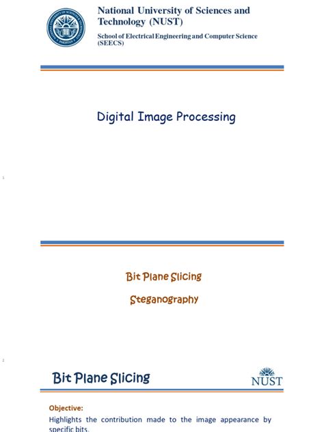 Bit Plan Slicing Pdf Computer Science Digital Technology