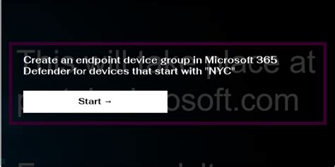 Create An Endpoint Device Group In Microsoft 365 Defender For Devices