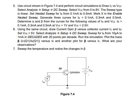 Solved Use Circuit Shown In Figure And Perform Chegg Com