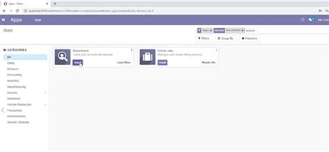 Tutorial Recruitment Pada Odoo 14 By Raihanmaulaya Medium