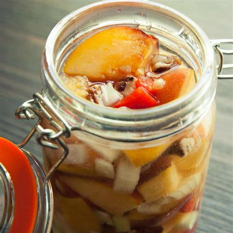 Lacto Fermented Peach Chutney Paleo Leap
