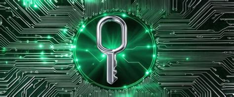 Quantum Encryption Key Representing Data Privacy In A Digital Circuit Design Premium Ai