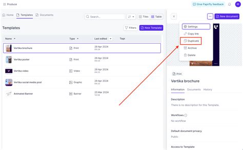 Produce Duplicating Templates Papirfly Help Center