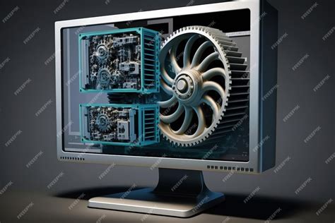 Premium Ai Image Ai Generated Illustration Strategy Process Cog Analysis Concept