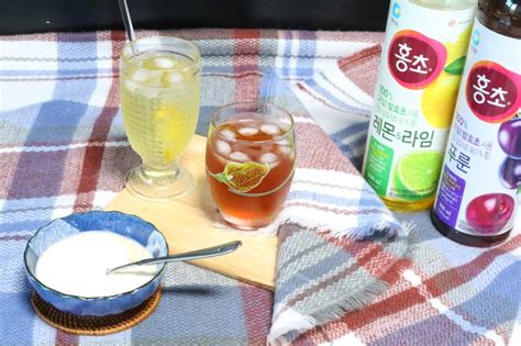 홍초레시피 건강한 주스 청정원 홍초 푸룬 청정원 홍초 레몬and라임 네이버 블로그