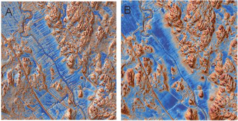 Topographic Wetness Index Twi Pattern High Values Of Twi Represent
