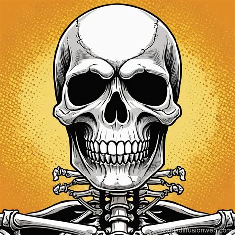 Skeleton Mask Portrait Stable Diffusion Online