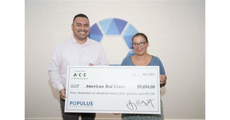 Ace Cash Express Donates Over 9 000 To The American Red Cross