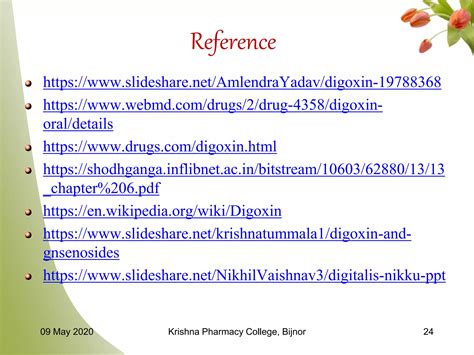 Extraction Isolation And Structure Elucidation Of Digoxin Pptx