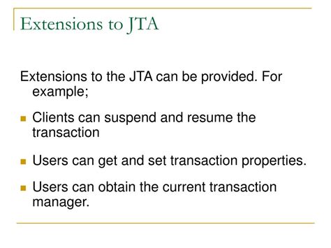 ppt java transaction api powerpoint presentation free download id 6107244