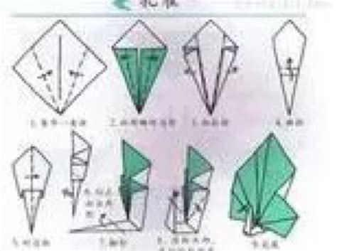 孔雀折纸 孔雀纸折法图解教程 伤感说说吧