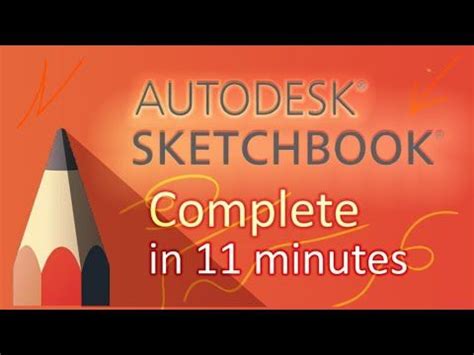Autodesk SketchBook Tutorial For Beginners In MINUTES Autodesk Sketchbook Tutorial