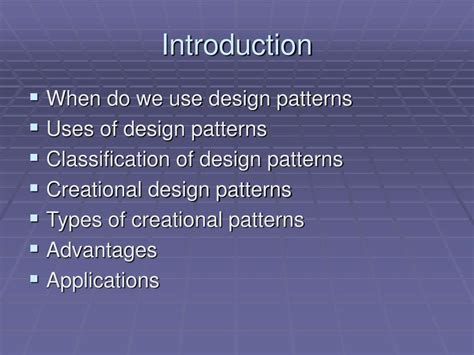 Ppt Design Patterns Powerpoint Presentation Free Download Id909556
