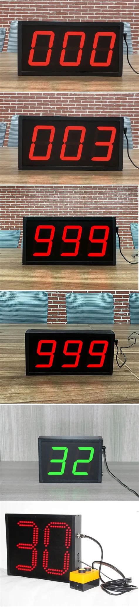 Cheetie Cp09 무선 원격 3 자리 전자 번호 디스플레이 호출 대기열 번호 대기 시스템