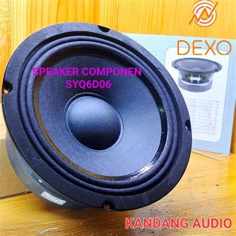 Jual Speaker Componen 6 Inch Midlle Speaker 6 Inch Dexo Syq6d06 Shopee Indonesia