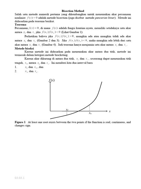 Bisection Pdf