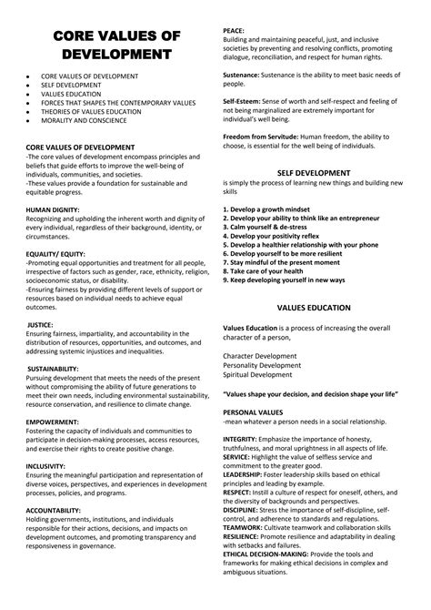 Solution Criminal Justice Core Values Of Development Studypool