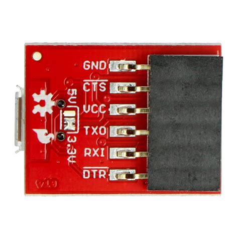 Serial Basic USB UART Konverter CH G MicroUSB Buchse SparkFun DEV Botland