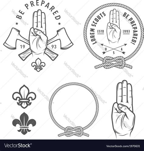 Scout Symbols And Design Elements