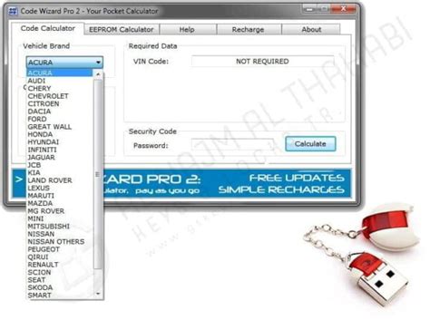 CWP 2 Code Wizard Pro 2 Pin Code Calculator 200 Tokens