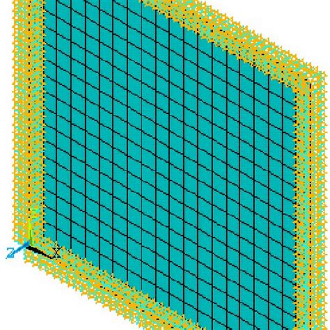 Plate Model With Clamped Boundary Condition Download Scientific Diagram
