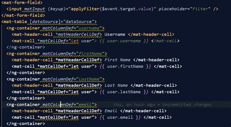 Visual Studio Code VScode Angular Material Syntax Stack Overflow
