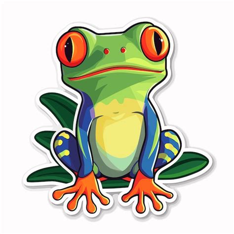 Premium Vector Cute Frog Illustration